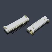 China Ffc / Fpc 0.5mm 1.0mm Pitch 10 18 20 30 40 50 Pin Half Coverage Bottom Upper Contact Connector for sale