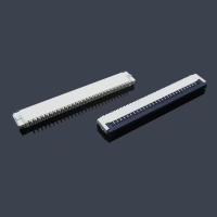 China 0.5mm Pitch 10p 20p 30p 40p SMD Flat Socket FPC / FFC Connector FPC FFC Cable PCB Connectors for sale