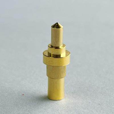 China Fast Sample Delivery Brass C3604 Pogo Pin Connector Spring 1A 3A 10A Gold Copper M8 M4 M3 M2 Screw Conductive Thread Test Pin for sale