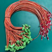 China OEM Cable Length Industrial Machine 5.08mm Terminal Block Green Cable And Wire Harness Assembly 0.5M 1M 100% Testing Inspection for sale