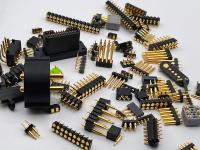 China Customized SMT SMD 2 4 5 6 8 10MM Pins Spring Loaded Magnetic Pogo Connector C6801 With SUS304 Spring for sale