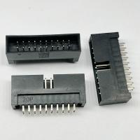 China 2.54mm Box Header Connector 6 8 10 20 30 40 64 Pin Straight Dip Type DC3 for sale