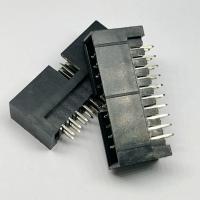 China 2.54mm Box Header Connector 6 8 10 20 30 40 64 Pin Straight Dip Type DC3 for sale