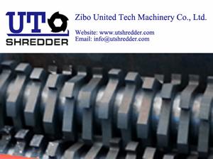 China Plastic recycling, Double Shaft Shredder D42100 - Rubber Tire Waste Recycling Equipment, shredder waste machine for sale