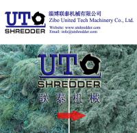 China two engins shredder, plastic fishing net crusher, plastic recycling machine -high efficiency & low noise - United Tech for sale