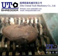 China Sludge crusher/ Oil mud bag size reduction, oil well disposal treatment equipment, waste oil mixture management, 2 shaft for sale