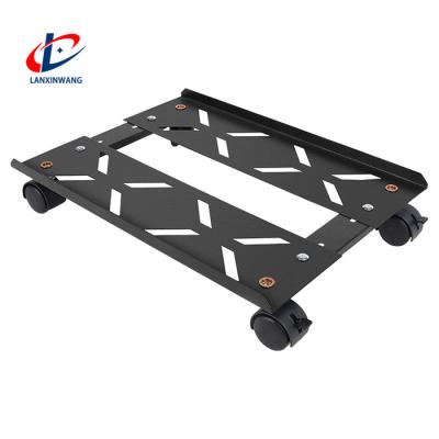 China Custom Rolling Computer Tower Stand Metal Fabrication for Office Workstations for sale