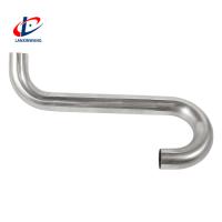 China J Shaped Exhaust Pipe Custom Metal Tube Bending For Automotive Exhaust Systems for sale