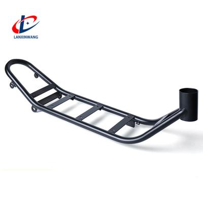 China Motorcycle Luggage Rack Custom Metal Tube Bending for Carrying Cargo While Riding for sale