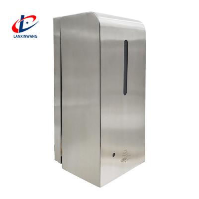 China Stainless Steel Bathroom Metal Soap Dispensers For Public Restrooms for sale