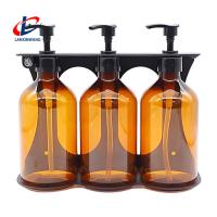 China Bathroom Metal Soap Dispenser Holder Wall Mounted For Bottled Storage for sale