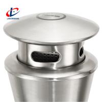 China Freestanding Ashtray Columns Custom Metal Fabrication for Public Use for sale