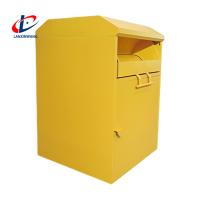 China Clothing Recycling Bins Custom Metal Fabrication for Community Recycling for sale