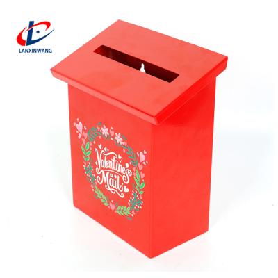 China Customized Metal Holiday Themed Mailboxes Fabrication for School Events for sale