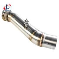 China High Flow Stainless Steel Exhaust Downpipes Custom for Turbocharged Vehicles for sale