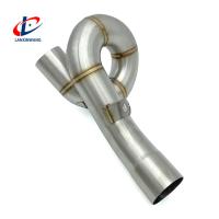 China Stainless Steel Motorcycle Exhaust Pipes Customized for Track for sale