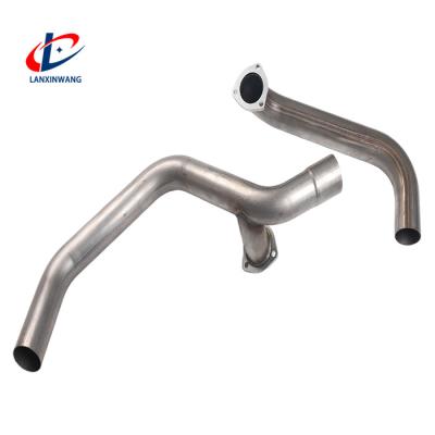 China Y Shaped Custom Exhaust Pipe for Dual Exit Exhaust System for sale