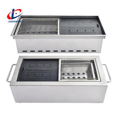 China Embedded Barbecue Grill for Tabletop Integrated Cooking System for sale
