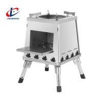China Camping Wood Stove Custom Metal Fabrication for Cooking / Heating for sale