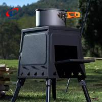 China Camping Wood Stove Custom Metal Fabrication for Cooking / Heating for sale