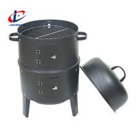 China Outdoor Custom Barbecue Grill Double Layer For Smoking / Stove Top Cooking for sale