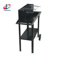 China Wheeled Custom Barbecue Grill for Backyard Barbecues / Mobile Cooking for sale