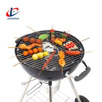 China Custom Metal Charcoal Grill with Ash Tray for Home Barbecue Cooking for sale