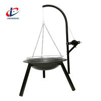 China Outdoor Cooking Custom Barbecue Grill Hanging Campfire Rack for sale