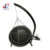 China Outdoor Cooking Custom Barbecue Grill Hanging Campfire Rack for sale