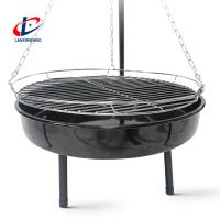 China Tripod Mounted Hanging Barbecue Grill Custom Removable for Outdoor Cooking for sale