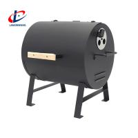 China Cylindrical Custom Barbecue Charcoal Grill for Small Batch Cooking for sale