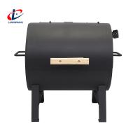 China Cylindrical Custom Barbecue Charcoal Grill for Small Batch Cooking for sale