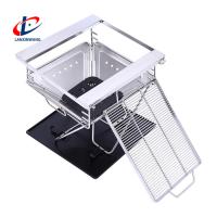 China Outdoor Folding Custom Barbecue Grill for Camping / Campfire Heating for sale