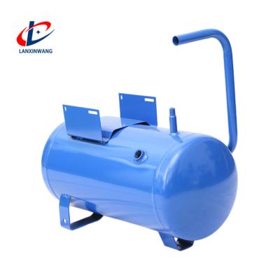 China Horizontal Metal Small Air Compressor Air Tank For Industrial Air Storage for sale