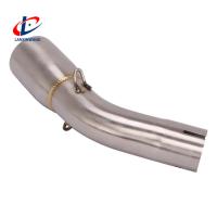 China Custom Motorcycle Mid Pipe for Airflow Management / Exhaust System Integration for sale