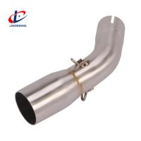 China Custom Motorcycle Mid Pipe for Airflow Management / Exhaust System Integration for sale