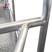 China Aerial Work Platform Custom Metal Frame Fabrication For Construction Access for sale
