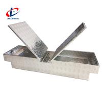 China Custom Double Door Tool Box Metal Fabrication for Pickup Trucks Tool Storage for sale