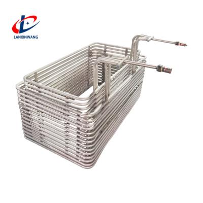 China Custom Metal Tube Bending Shell-and-Tube Heat Exchangers for Seawater Aquaculture for sale