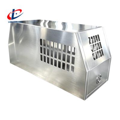 China Custom Dog Box Metal Fabrication for Transporting Pets in Pickup Trucks for sale