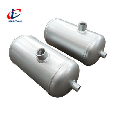China Custom Metal Horizontal Air Receiver Tanks for Automated Equipment Air Supply for sale