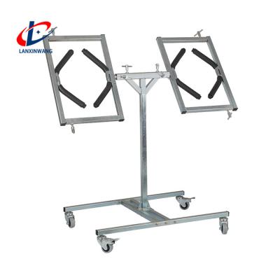 China Custom Wheel Racks Metal Tube Bending for Painting and Repairing Car Wheels for sale