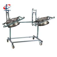 China Custom Wheel Racks Metal Tube Bending for Painting and Repairing Car Wheels for sale