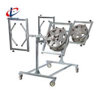 China Custom Wheel Racks Metal Tube Bending for Painting and Repairing Car Wheels for sale