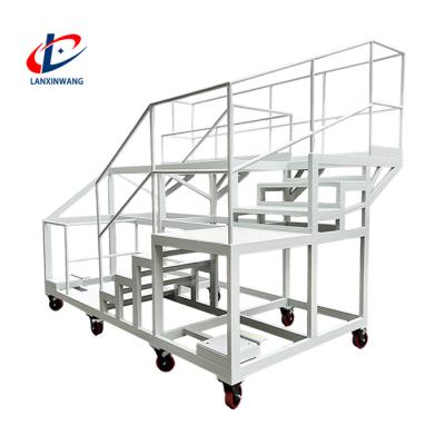 China Custom Platform Ladders Metal Fabrication for Industrial Equipment Maintenance for sale