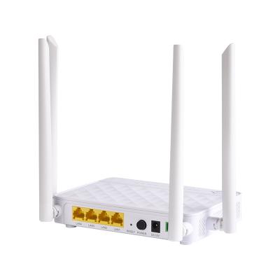 China 40MHz 80MHz 1310nm XPON ONU FTTH 4GE DUAL BAND WIFI NETWORK for sale
