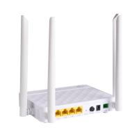 China FTTH 4GE GPON ONU DUAL BAND Onu Compatible With OLT Huawei Zte Fiberhome for sale