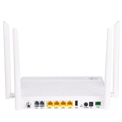 China IEEE802.11 AC ONU 4GE 2VOIP 2.4G 5.8G CATV GPON OLT ONU for sale