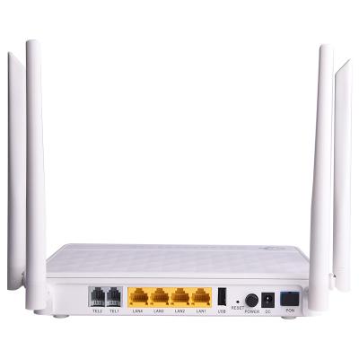 China Fiber Optic Router 4GE 1 USB XPON AC Dual Band ONU for sale