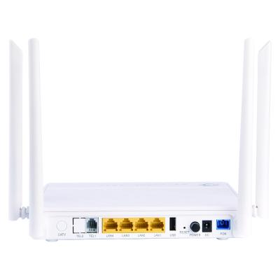 China Dual Band 4GE 2.4G 5.8G 1USB Bridge XPON GPON ONT ONU for sale